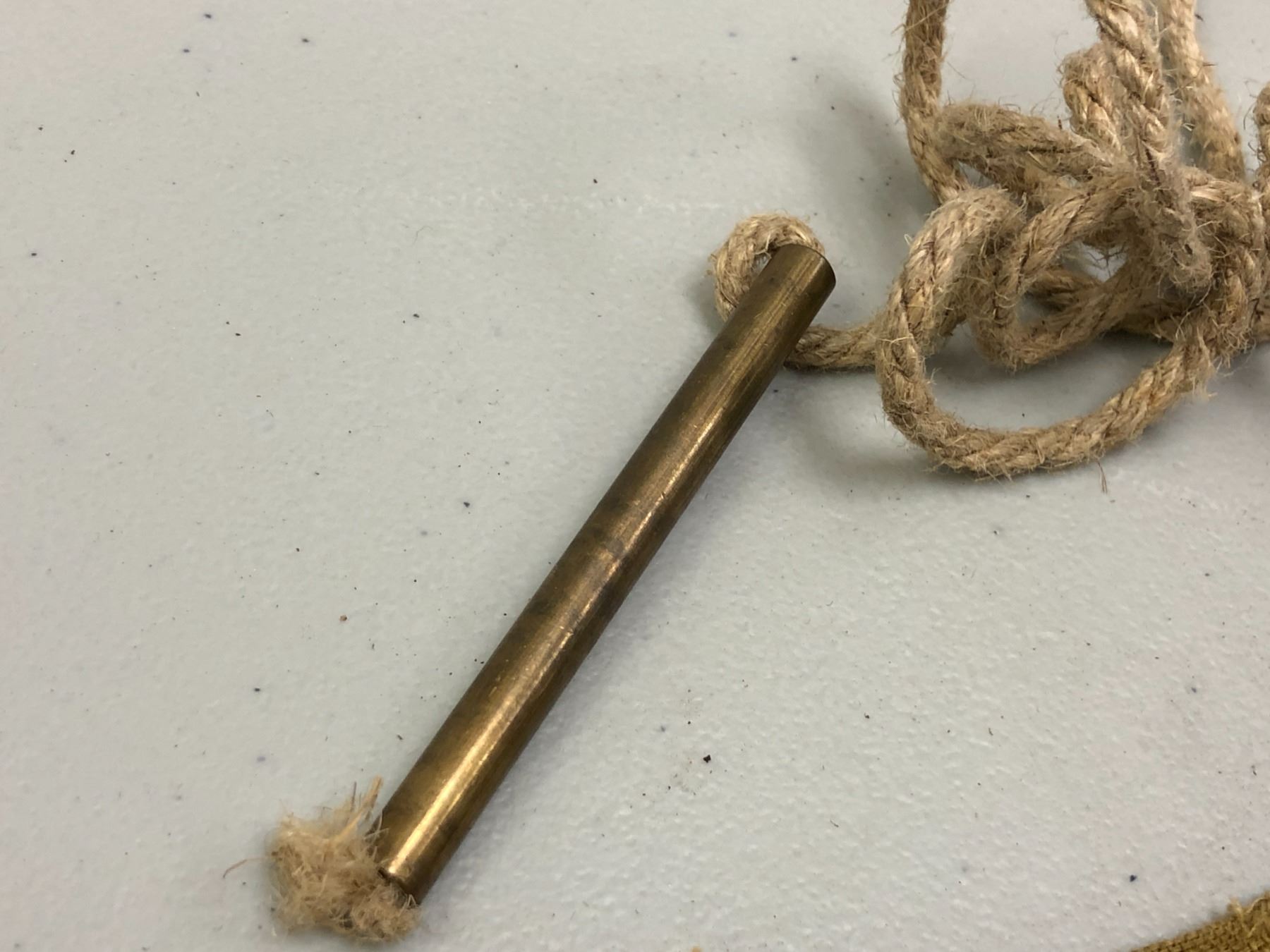 Canadian WW2 bandolier & barrel pull through