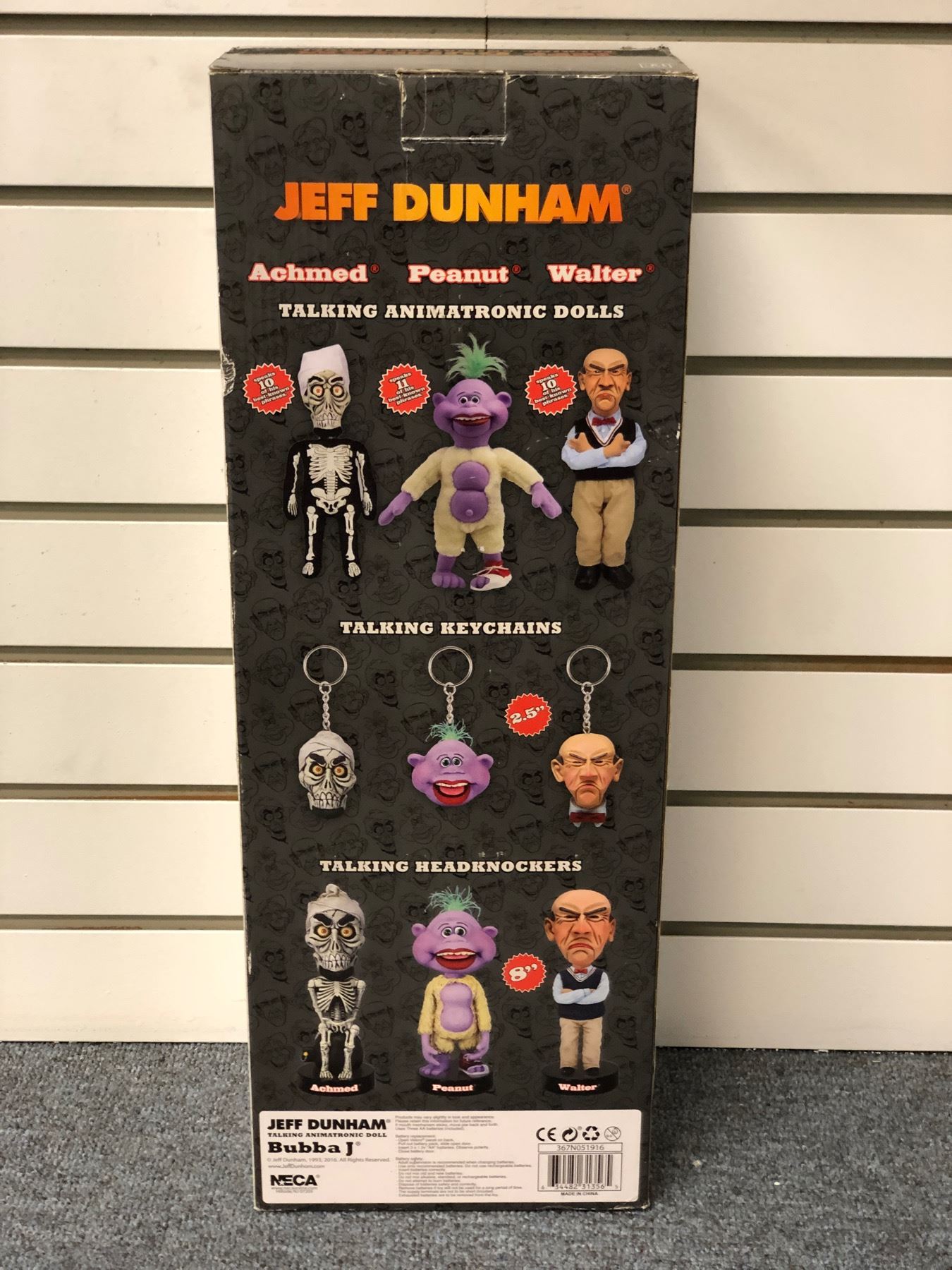 Jeff Dunham Bubba J Talking Animatronic Doll In original box