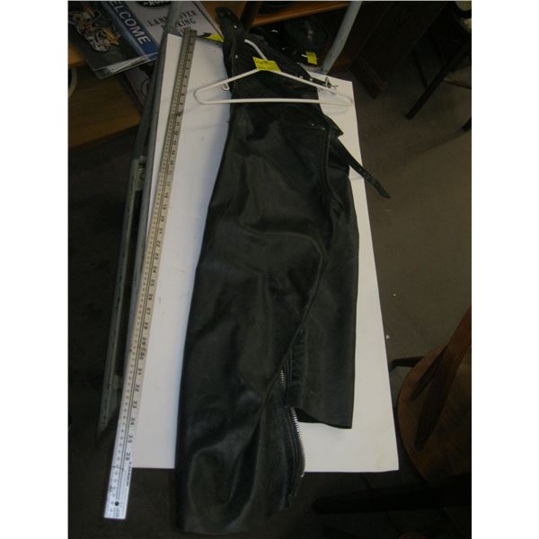 Black Leather Chaps