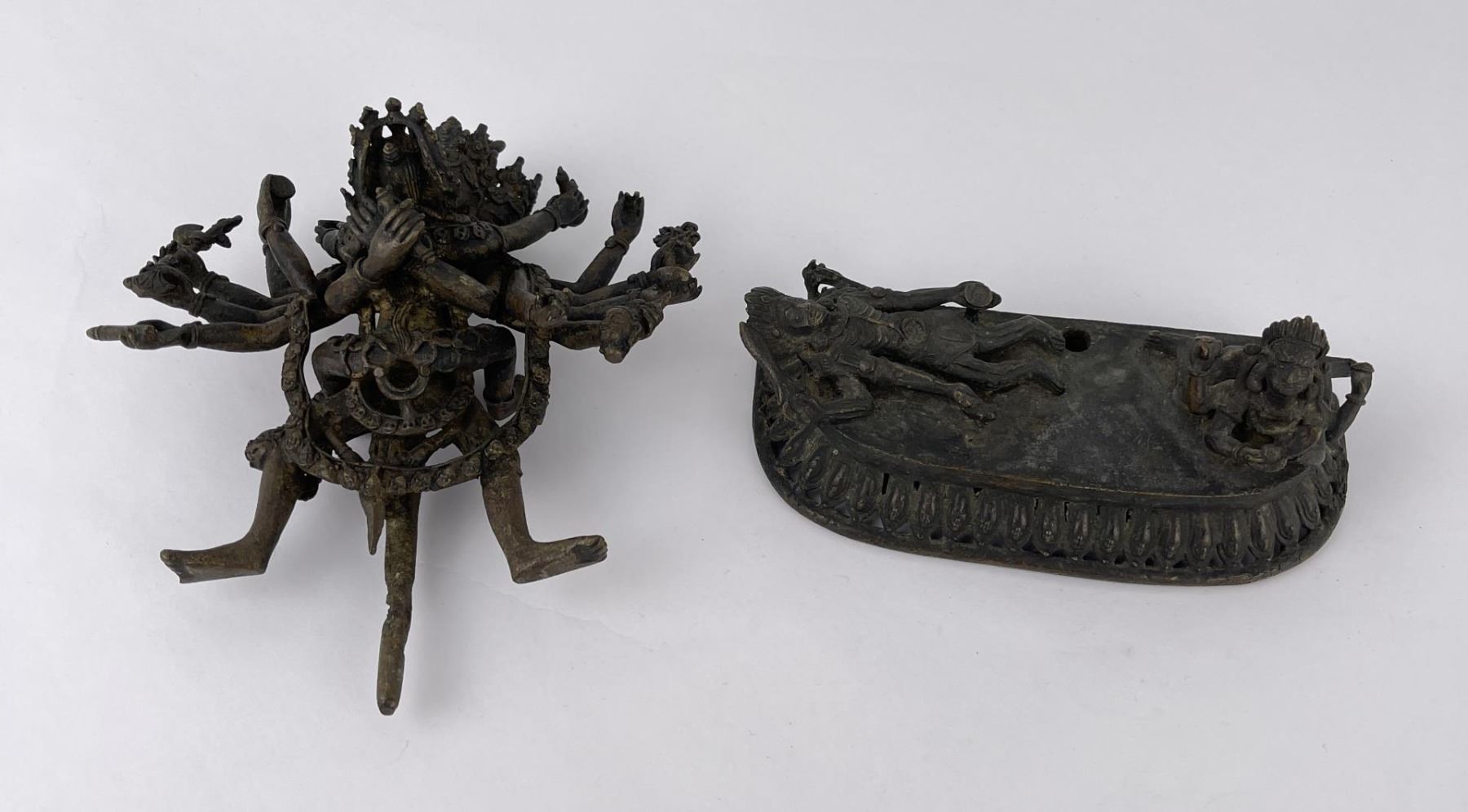 Antique Tantric Kama Sutra Bronze Figure