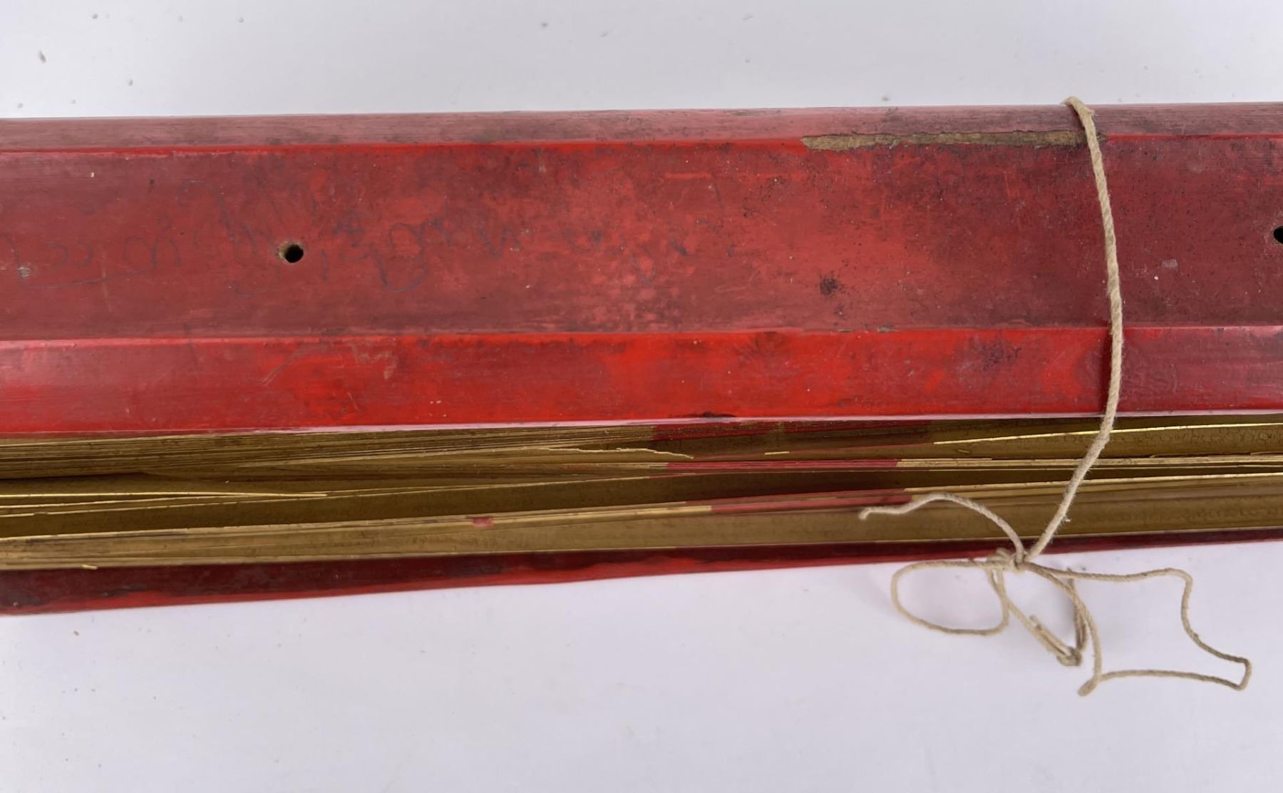 Antique Burmese Myanmar Pali Palm Leaf Bible