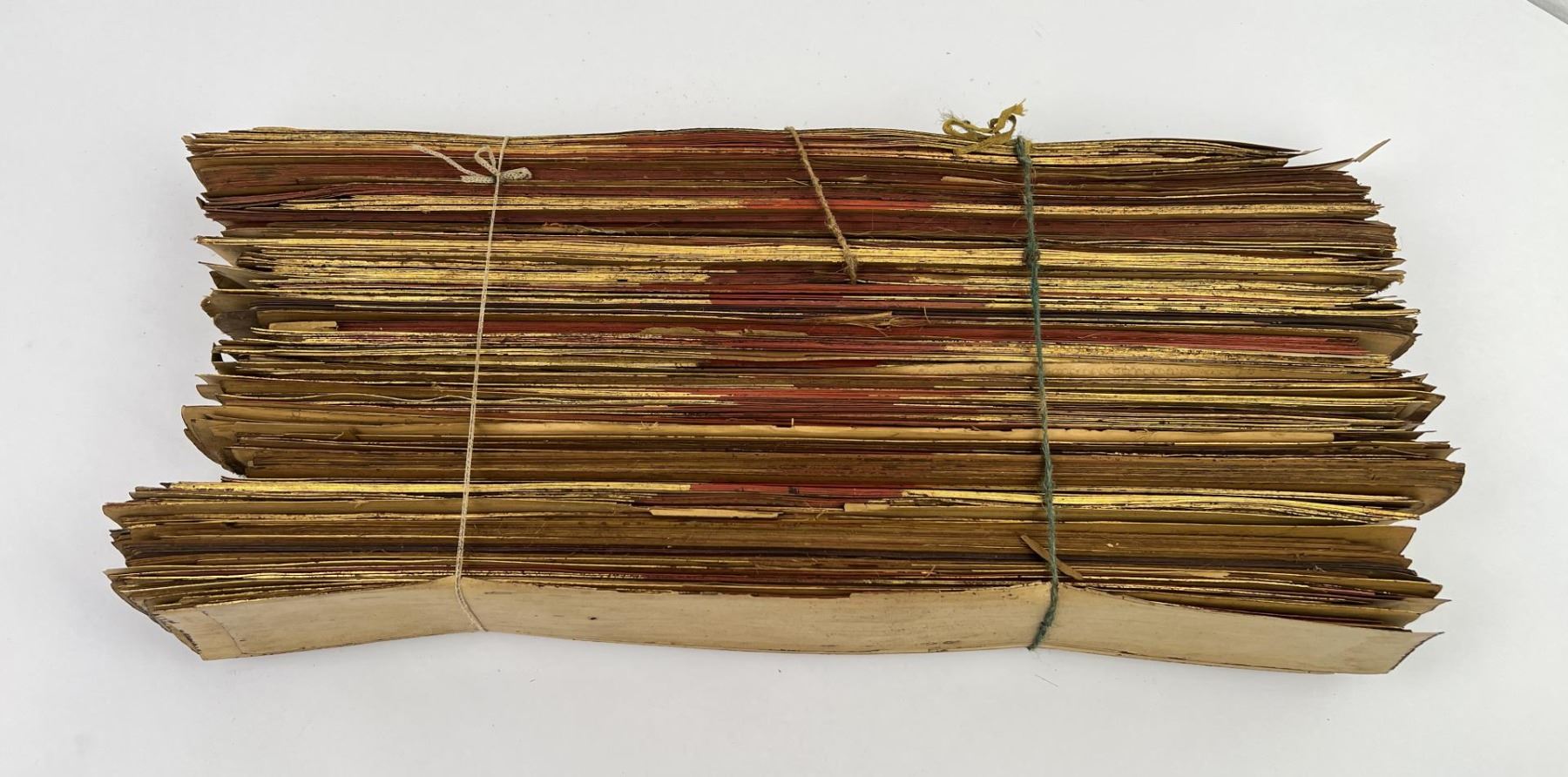Antique Burmese Myanmar Pali Palm Leaf Bible