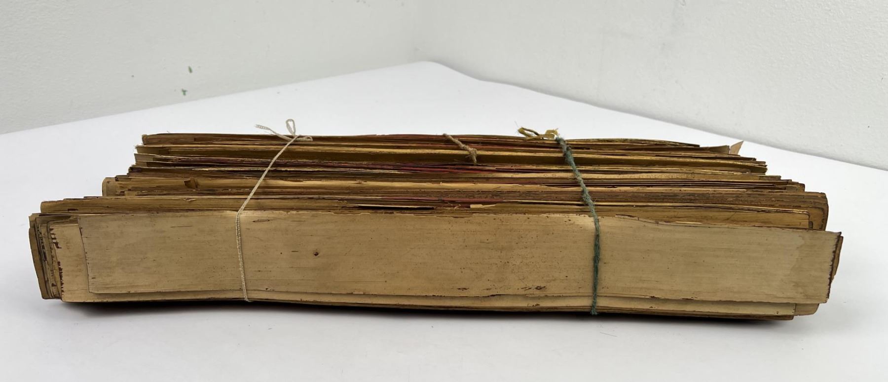 Antique Burmese Myanmar Pali Palm Leaf Bible