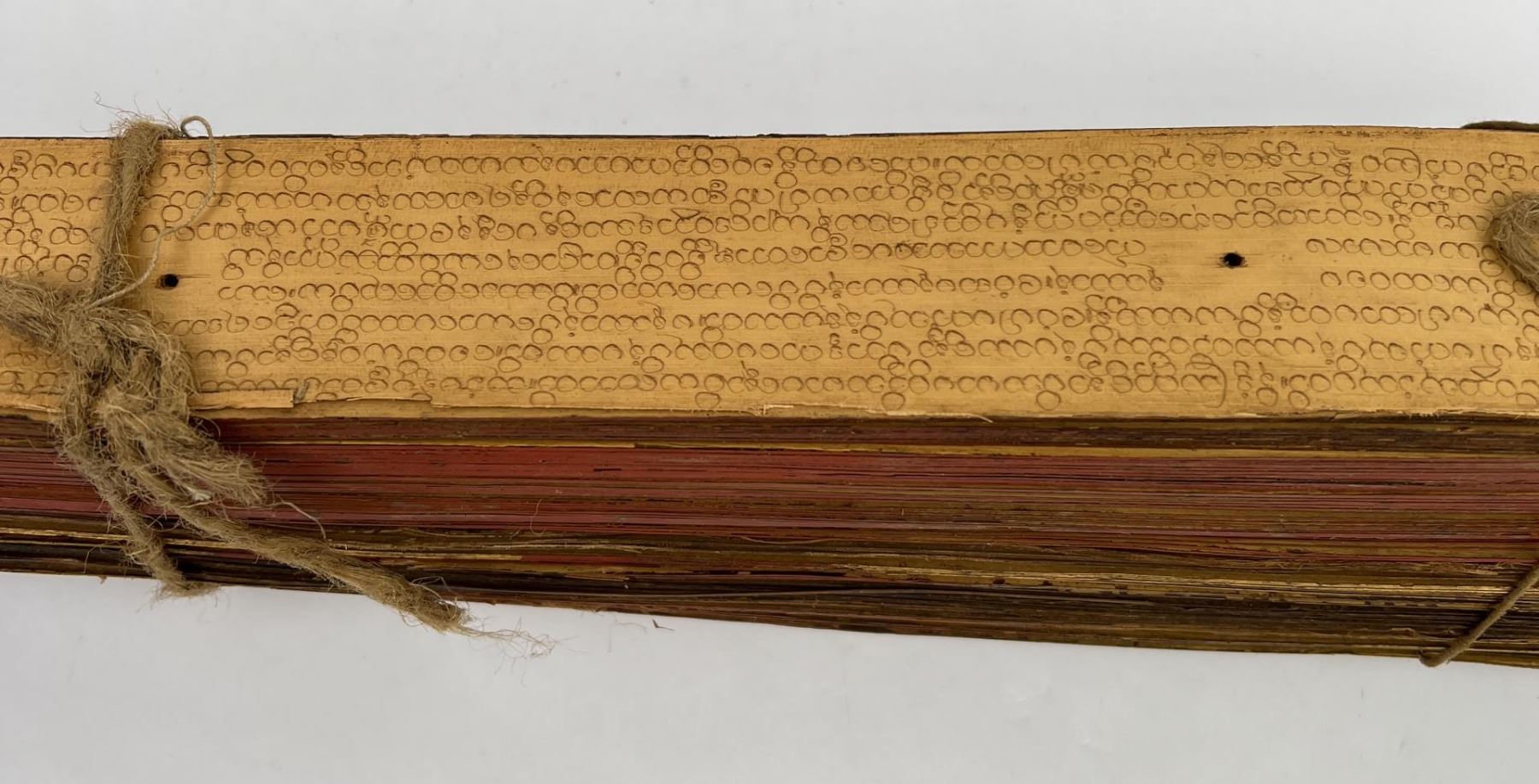 Antique Burmese Myanmar Pali Palm Leaf Bible
