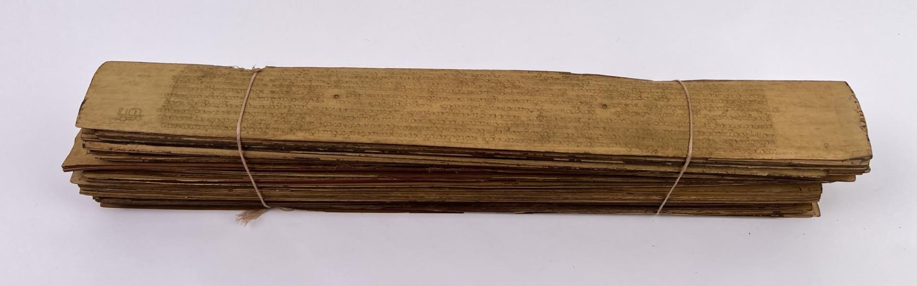 Antique Burmese Myanmar Pali Palm Leaf Bible