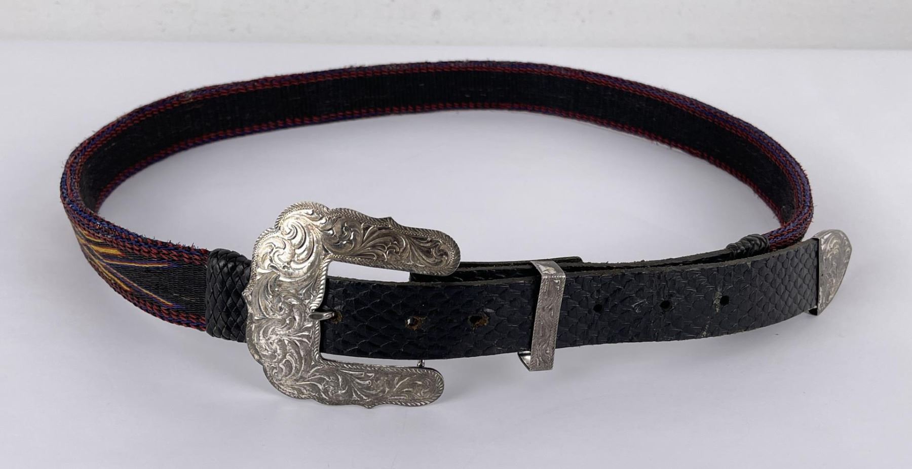 Deer Lodge Prison Montana Horsehair Belt