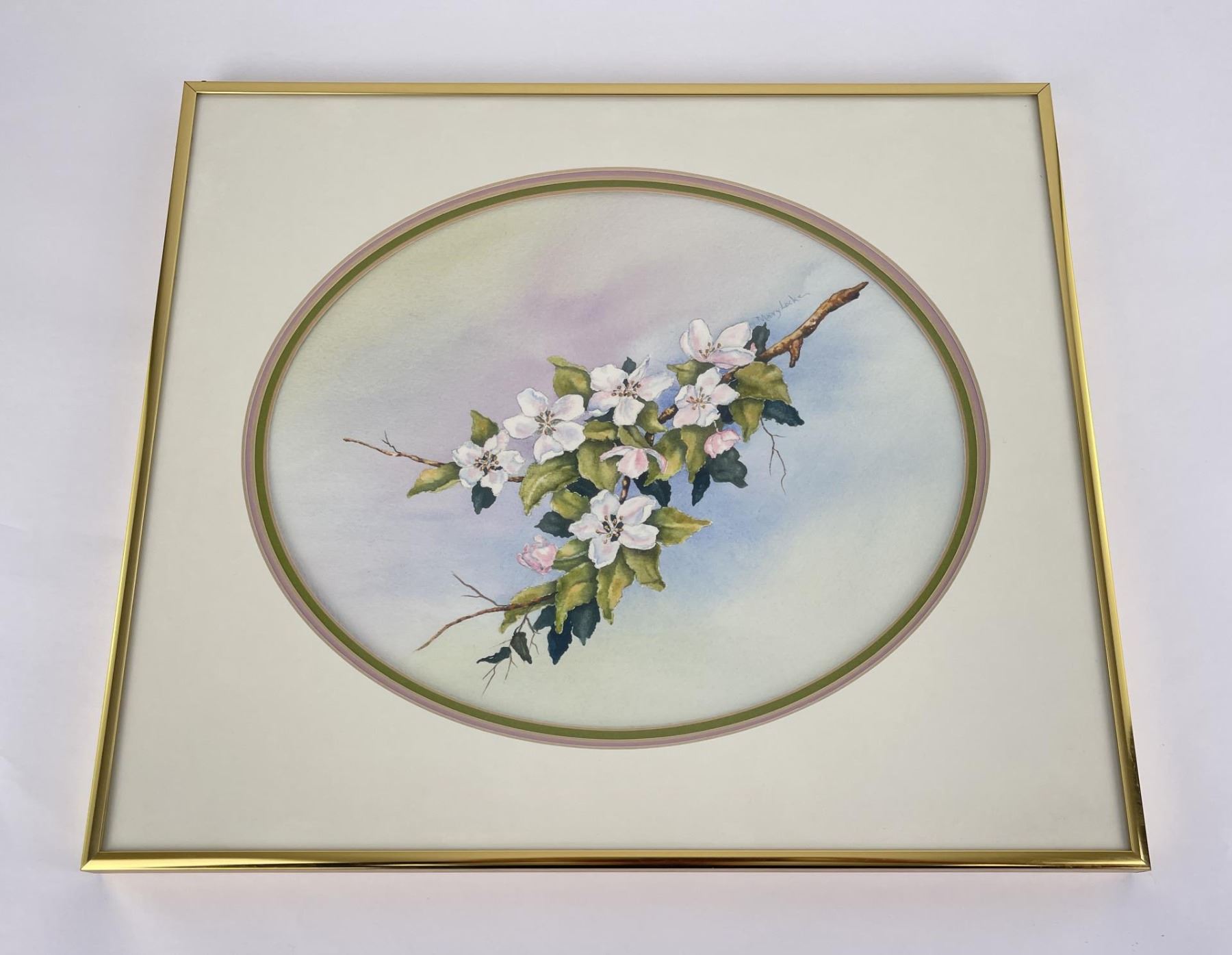 Mary Locke Montana Watercolor Painting