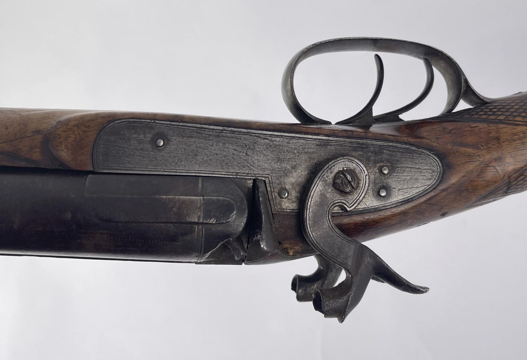 Antique Double Barrel Stagecoach Shotgun