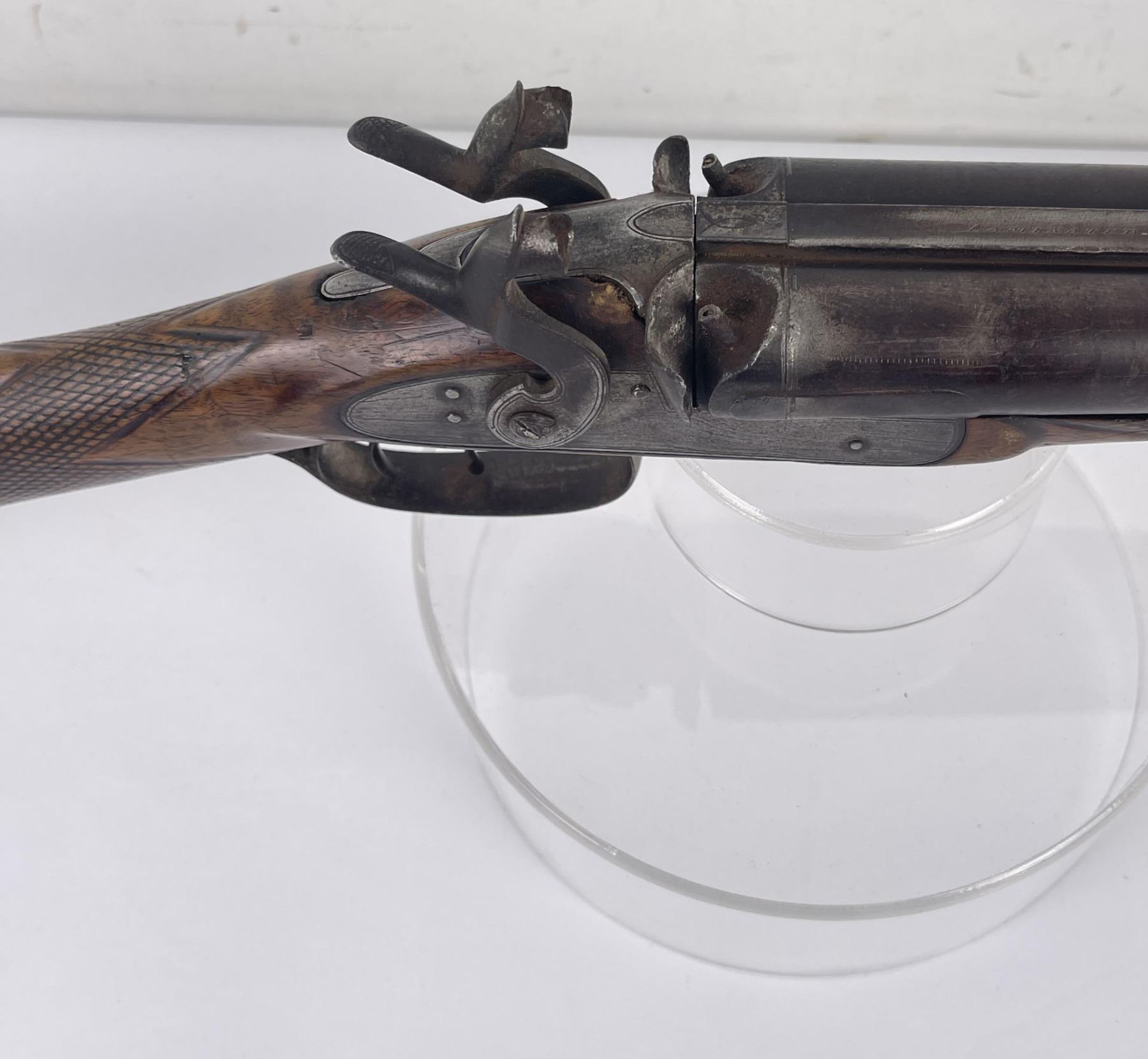 Antique Double Barrel Stagecoach Shotgun