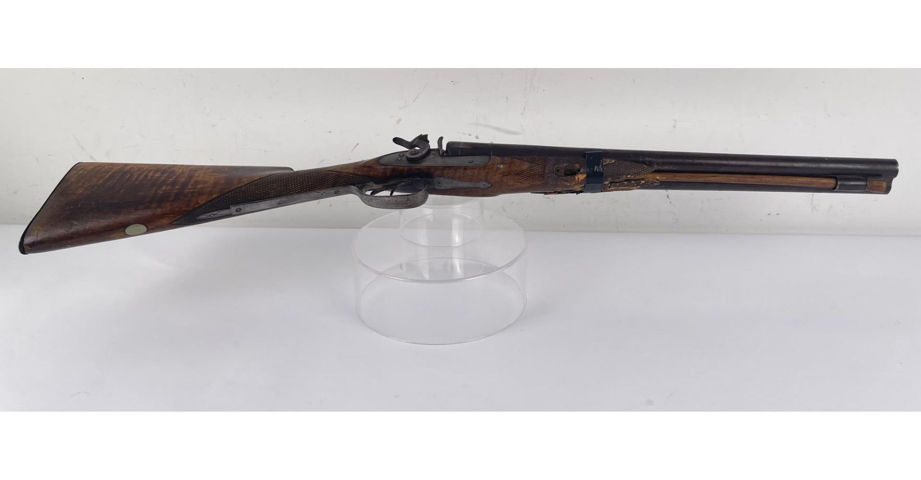 Antique Double Barrel Stagecoach Shotgun