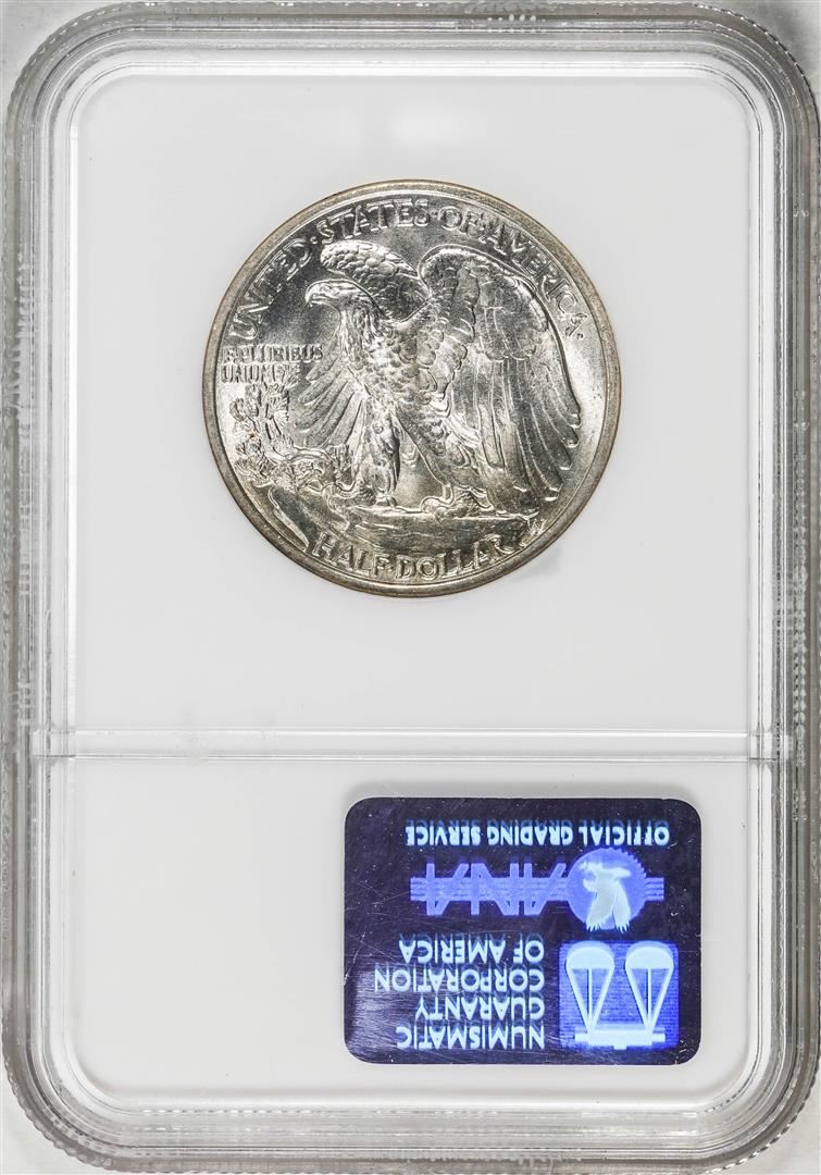 1937 Walking Liberty Half Dollar Coin NGC MS64