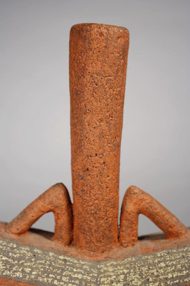 Larry Elsner (American, 1930-1990) Ceramic Vessel, Stamped bottom center.