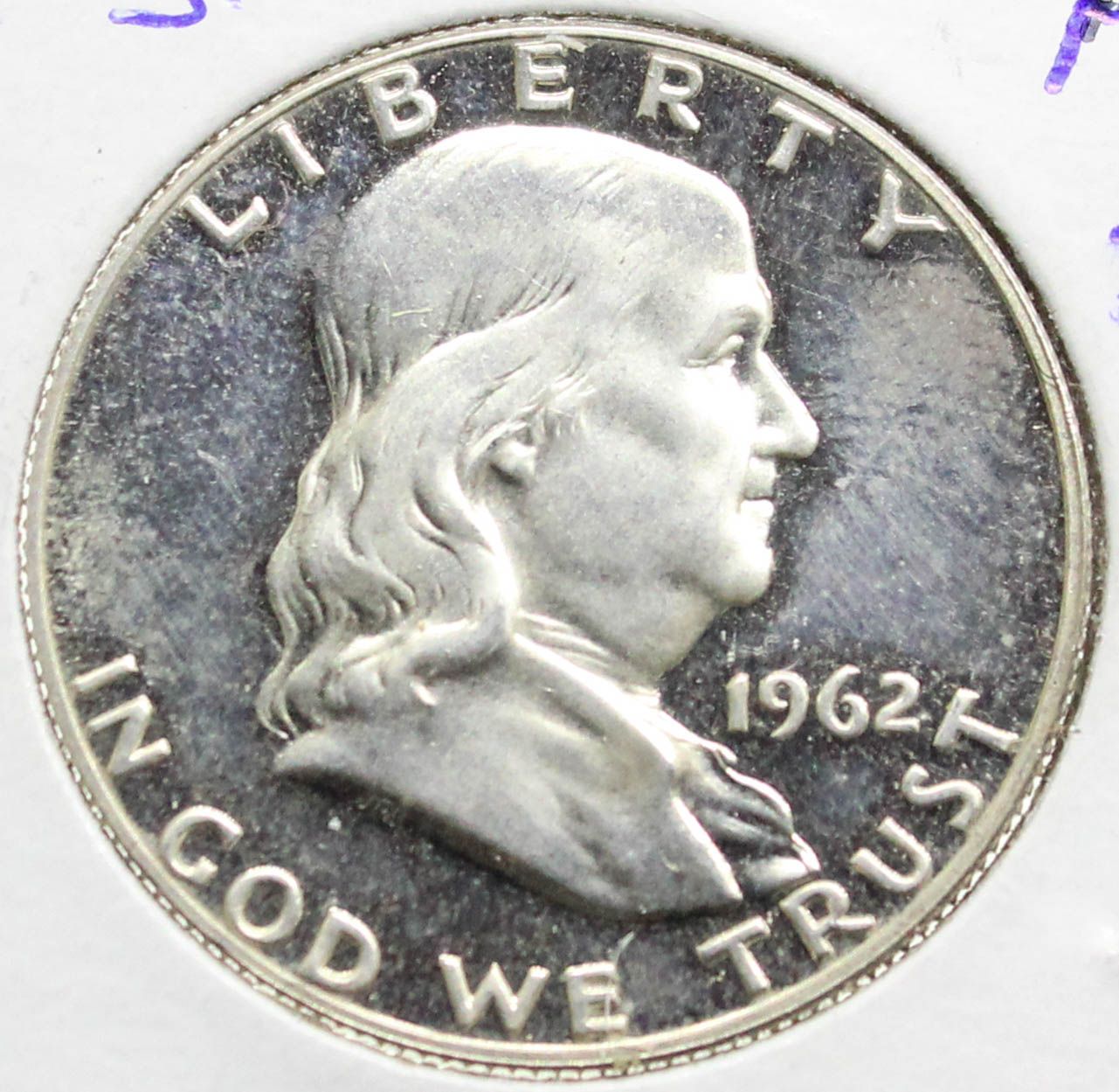 1962 P USA FRANKLIN 50 CENT COIN