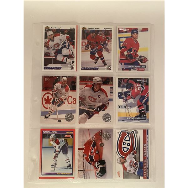 Montreal Canadiens collection, over 100 assorted cards