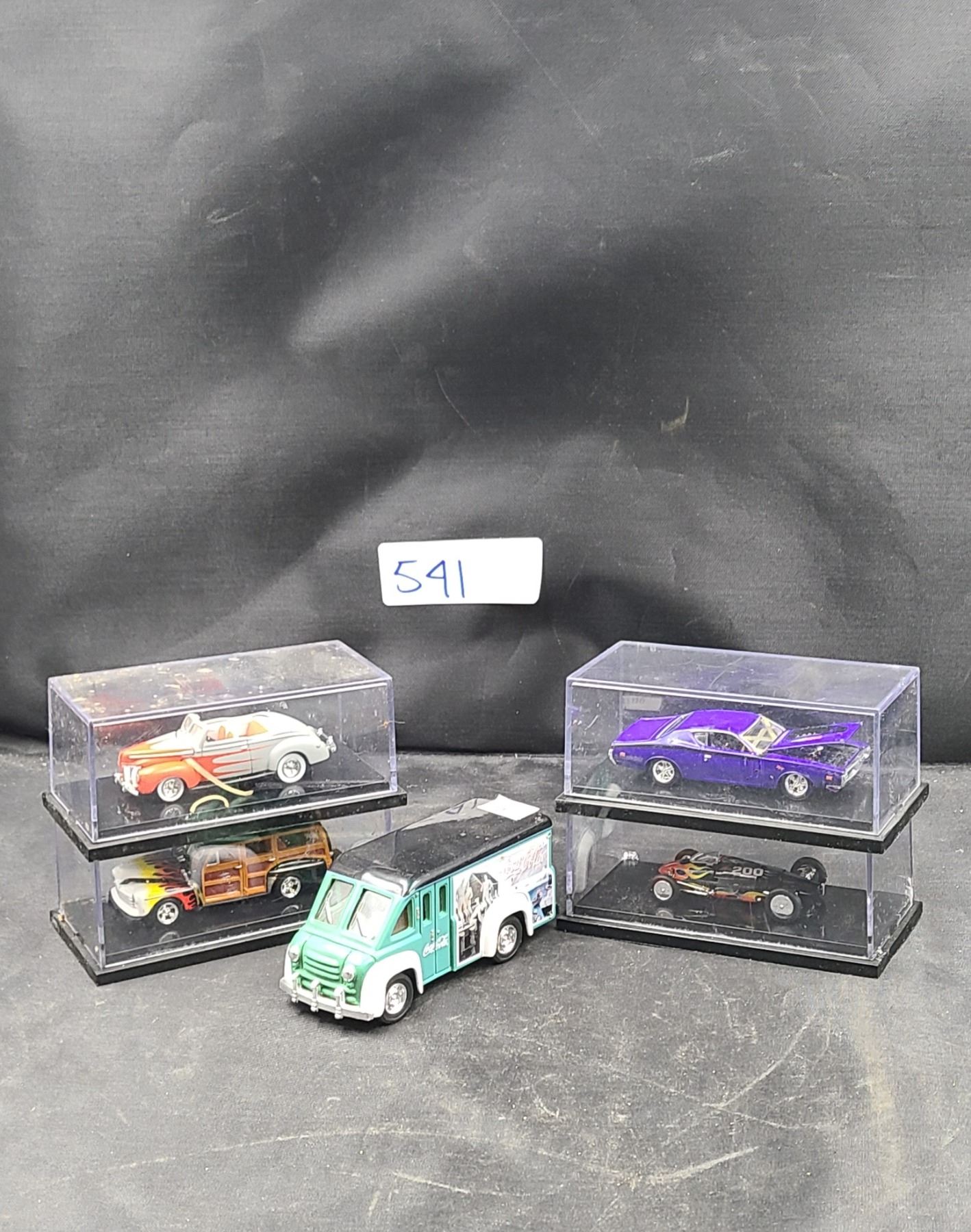 FIVE COLLECTIBLE SMALL DIE CAST CARS