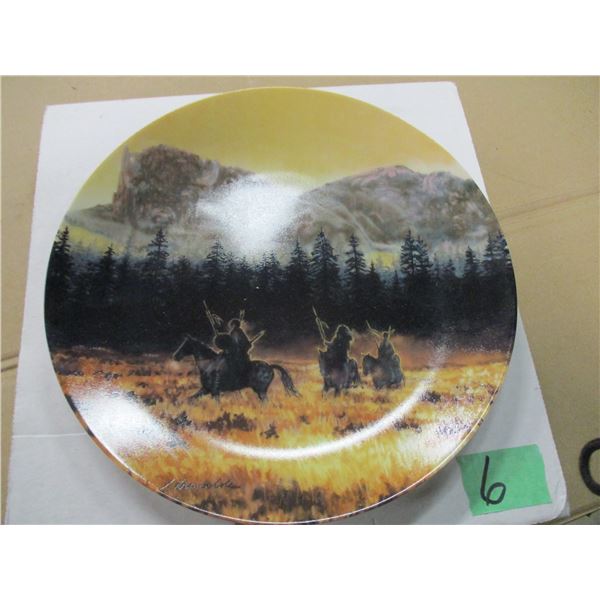 COLLECTIBLE: COLLECTOR PLATE "THE FACES OF NATURE" C/W CERTIFICATE ...