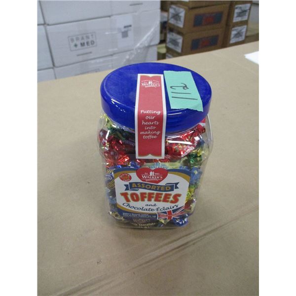 ASSORTED TOFFEE & CHOCOLATE ECLAIRS (454 G) - PER TUB