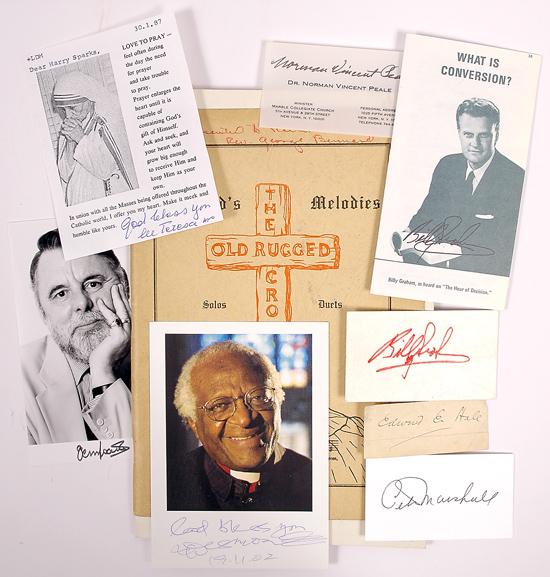 [Religious Leaders] Mother Teresa, Billy Graham, Desmon