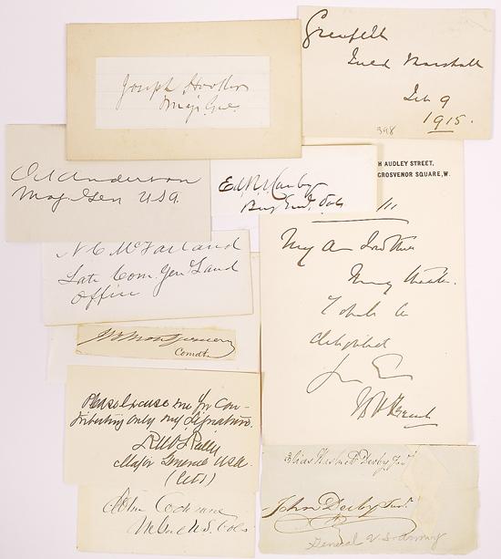 [Military Signatures]