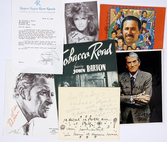 [Celebrity Autographs] Collection of Over 65 Signatures