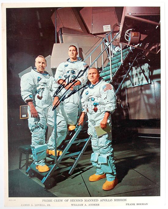 Apollo 8, 1968, Bill Anders Autograph