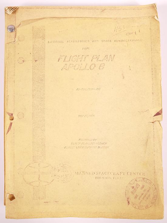 Apollo 8, 1968, Flight Plan / Apollo 8 / AS-503 / CSM-1