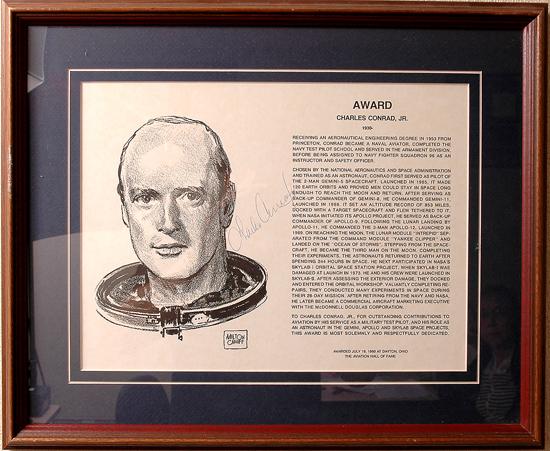 Apollo 12, 1969, Charles Conrad Autograph