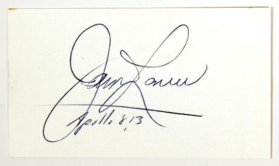 Apollo 13, 1970, James Lovell Autograph