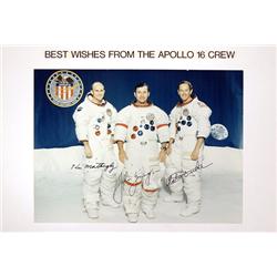 Apollo 16, 1972, John Young, Ken Mattingly and Charlie