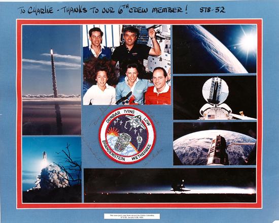 STS-32, 1990, FLOWN Crew Patch