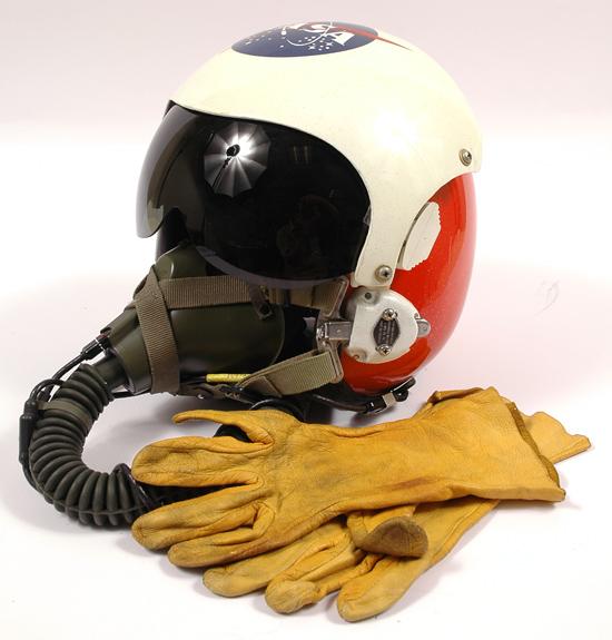 US., NASA HGU-/P Pilot's Helmet
