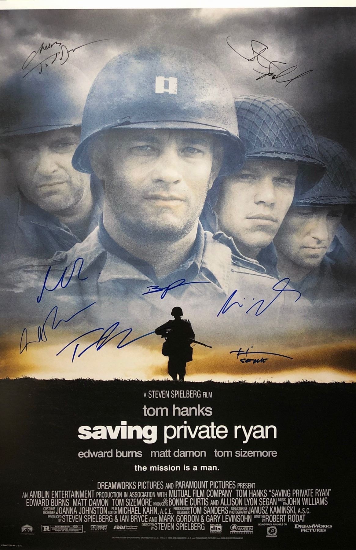 Saving Private Ryan Poster Tom Hanks Matt Damon Steven Spielberg ...