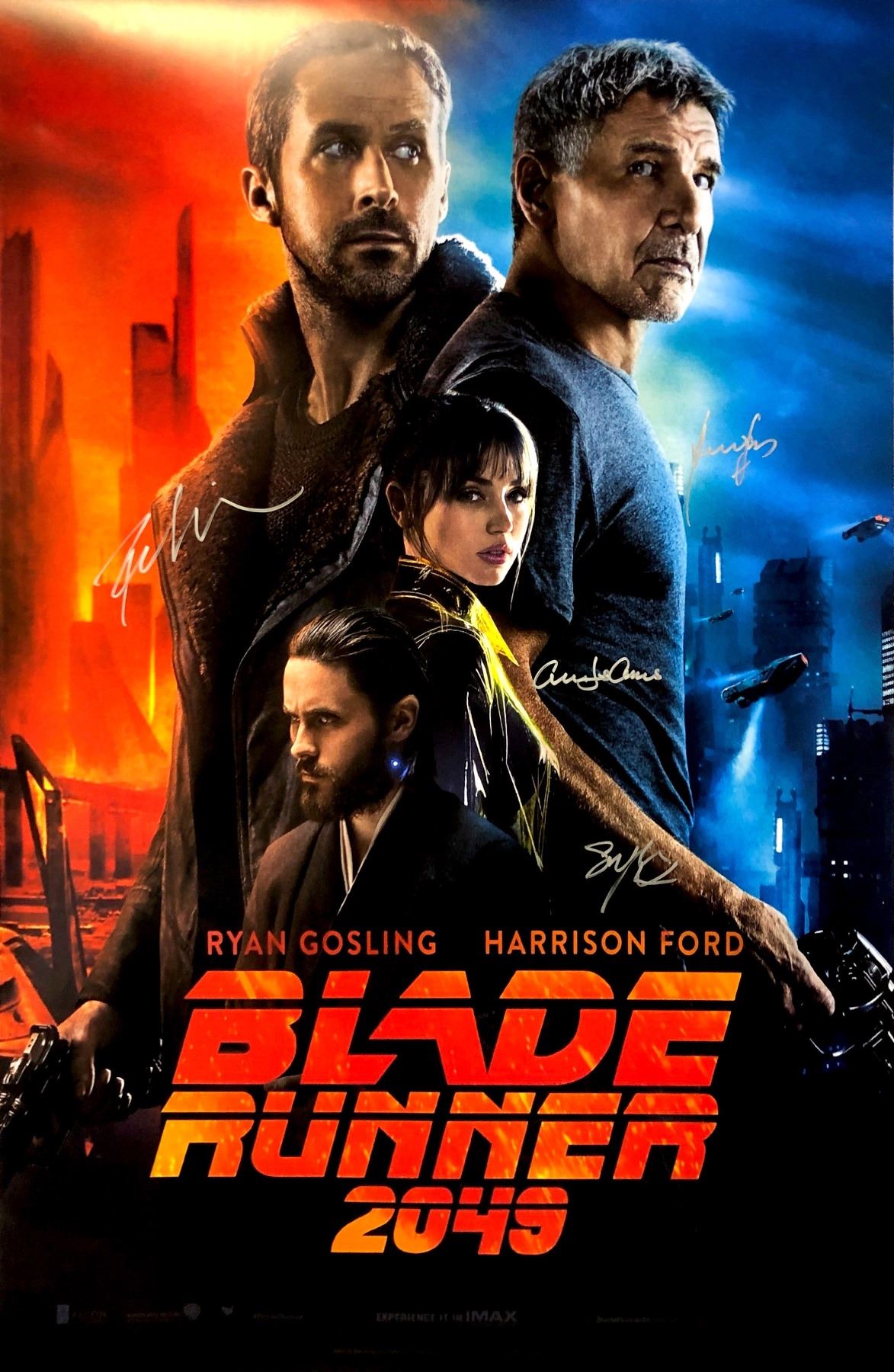 Autograph Signed Blade Runner Poster