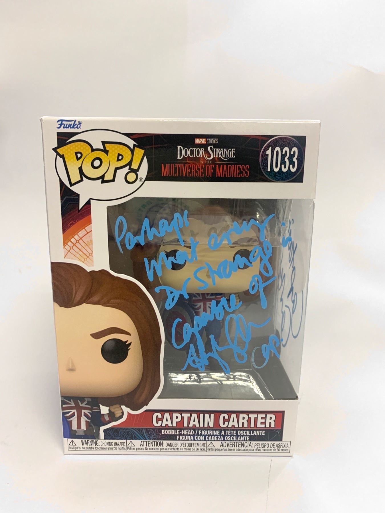 Autographed Captain Carter Beckett Funko Pop Autographed Captain Carter Beckett Funko Pop