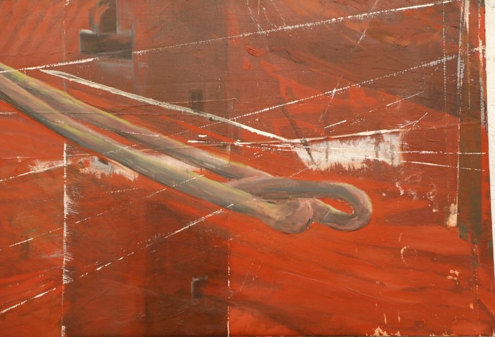 Eben Goff (b. 1977) Butte Derrick Towers Painting