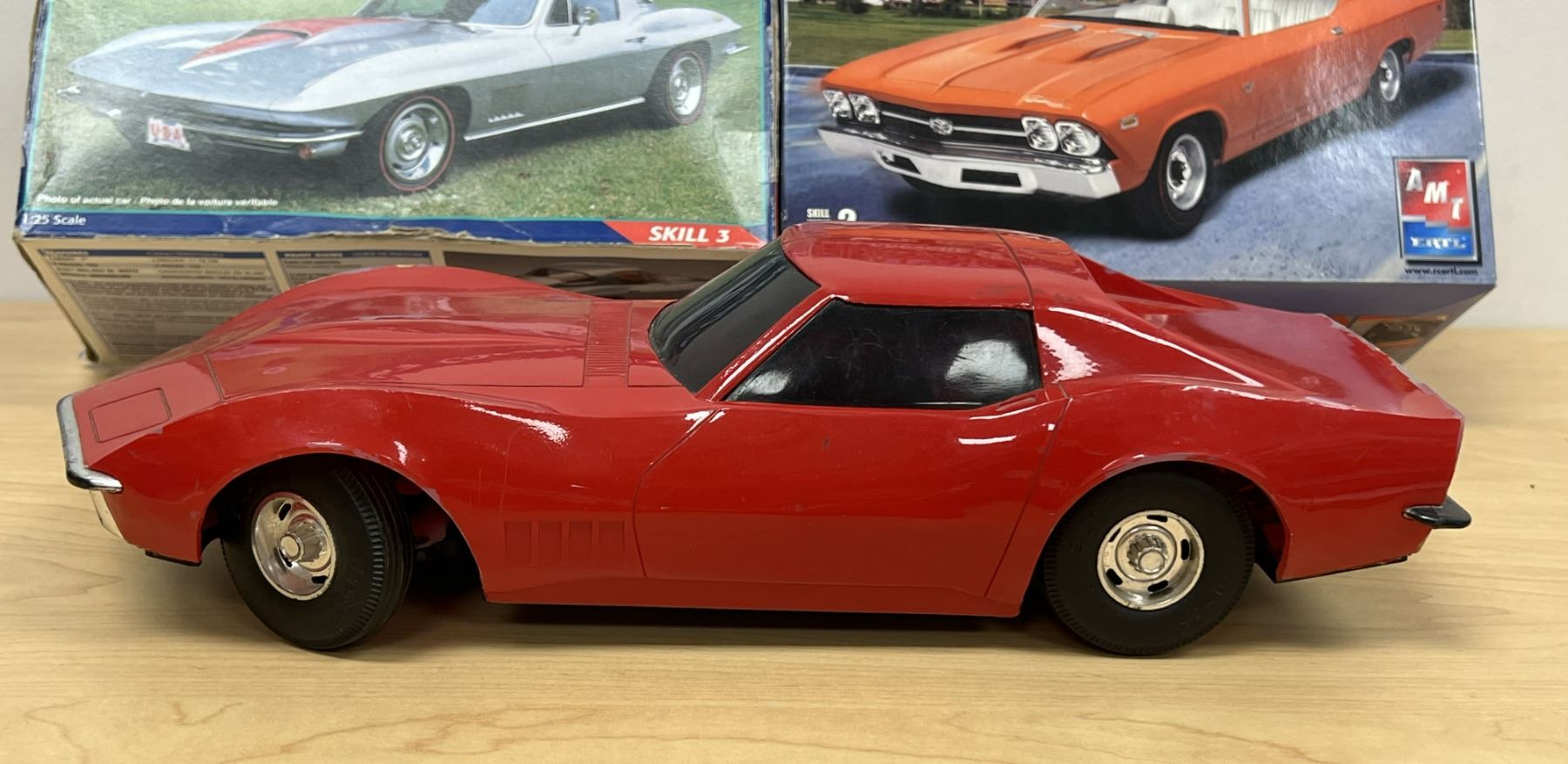 1967 Corvette / 1969 Chevelle SS Model Kits & Eldon Plastic Corvette