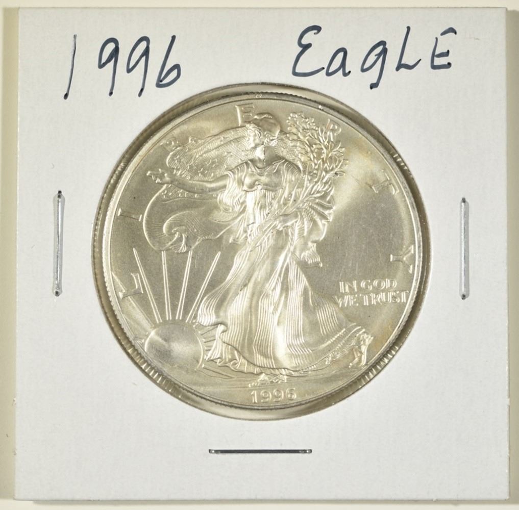 1996 AMERICAN SILVER EAGLE BU