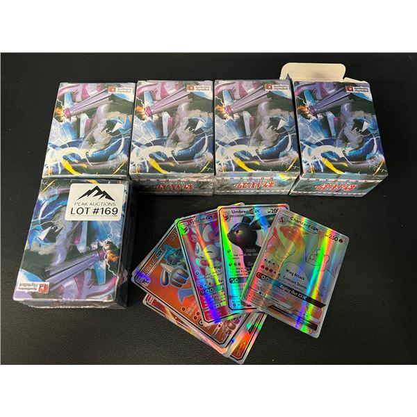 New Lot Of 5 Packs Of Fan Art Pokemon Cards