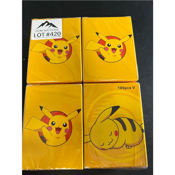 New Lot Of 4 Packs Of Fan Art Pokemon Cards