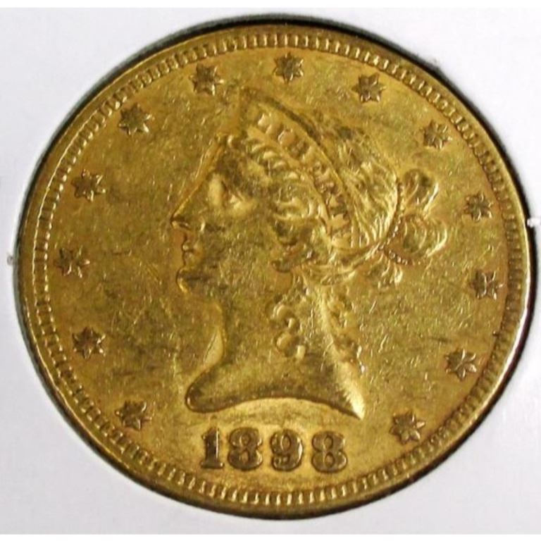 1898 $ 10 Gold Liberty Eagle