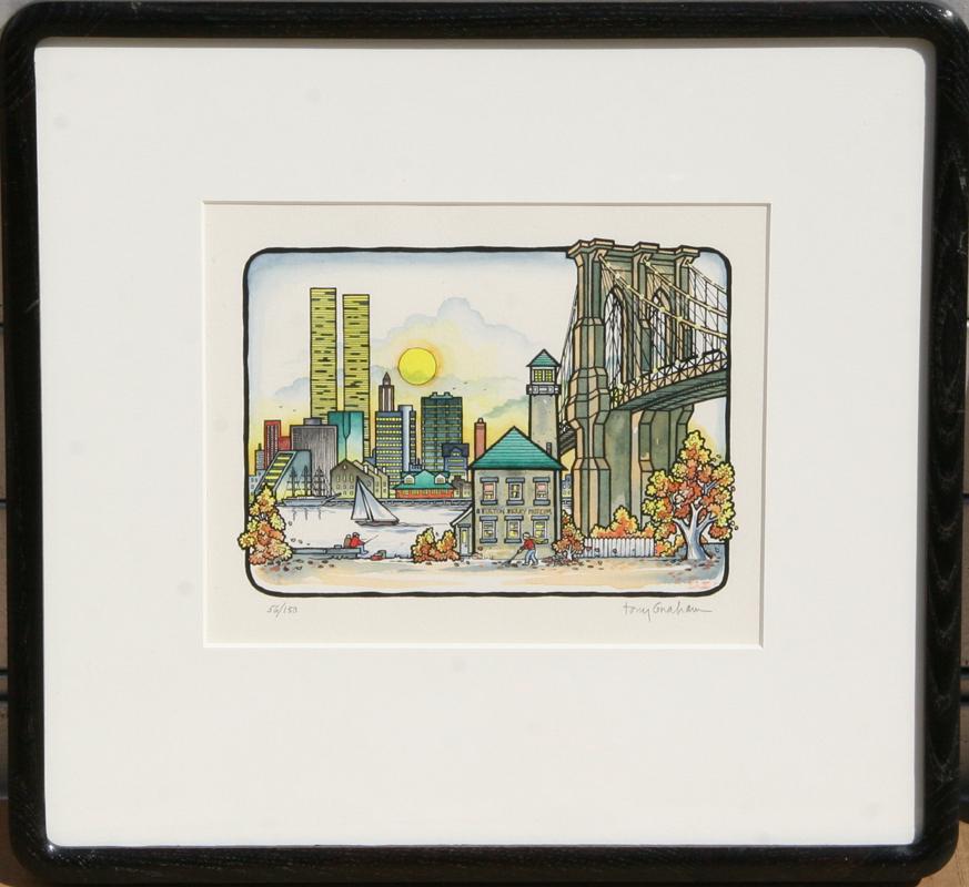 Tony Graham, New York - Fall, Lithograph