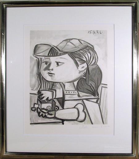 Pablo Picasso, Petit Fille, Lithograph