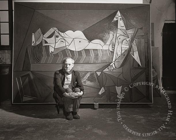 Richard Ham, Picasso Sitting, Photograph