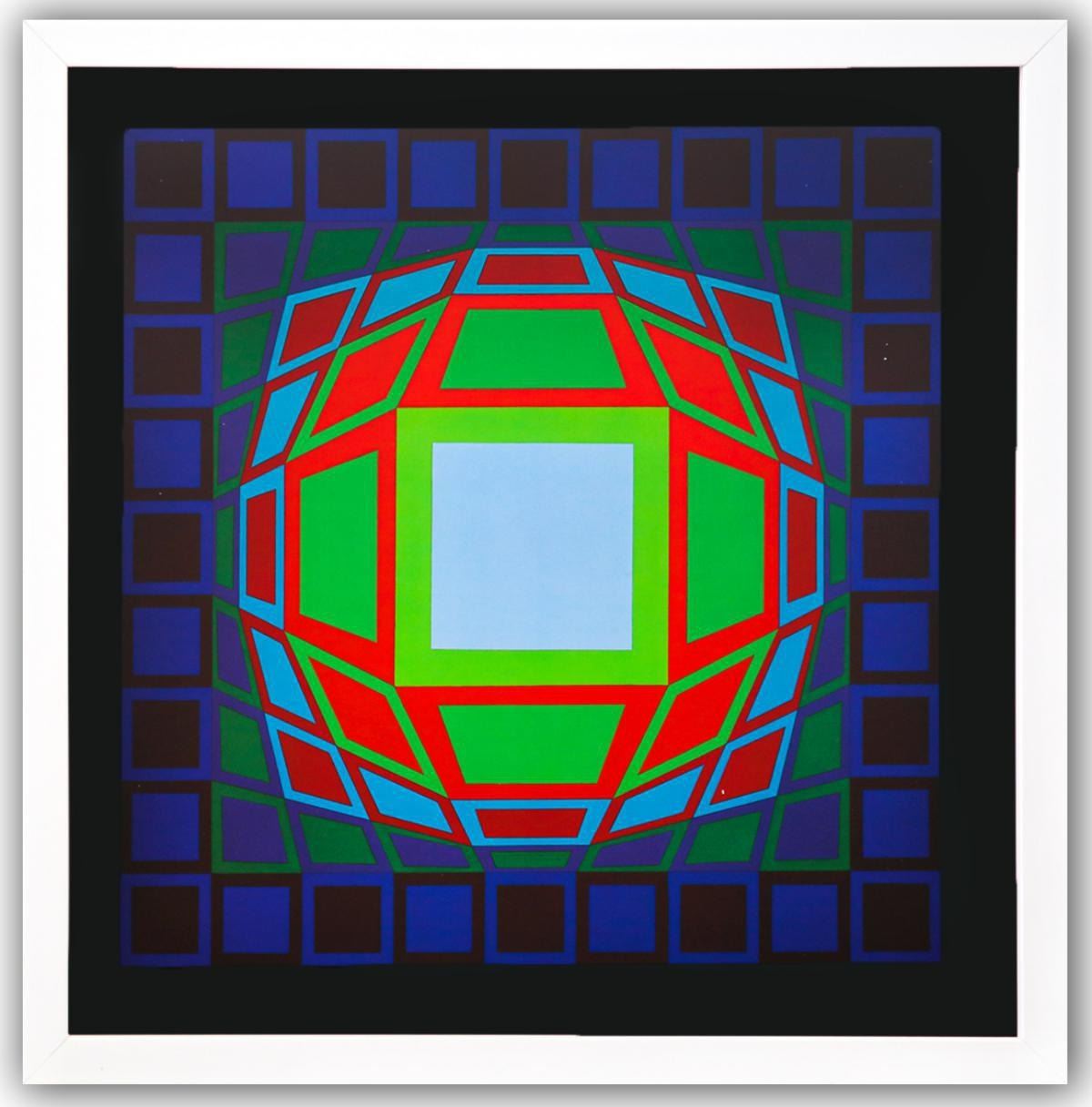 Victor Vasarely- Heliogravure Print "Untitled"