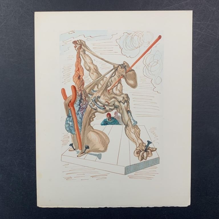 Salvador Dali's "Falsifiers - Inferno 29" Illustration from "La Divine ...