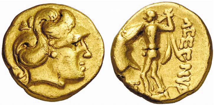 CELTIC COINS, THE ALPS AND EASTERN EUROPE, THE BOII, Third stater, gold ...