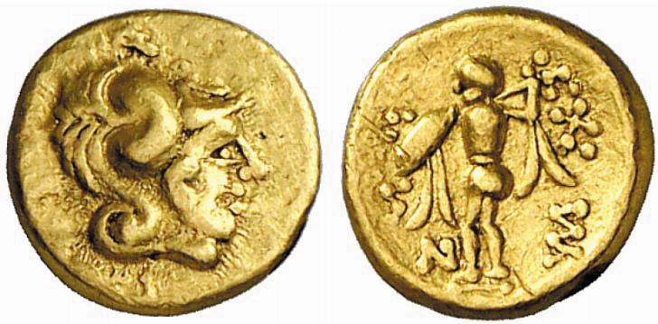 CELTIC COINS, THE ALPS AND EASTERN EUROPE, THE BOII, Eight stater, gold ...