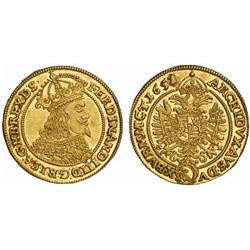 WORLD COINS. HOLY ROMAN EMPIRE. FERDINAND III, 1637-1657. Ducat ...