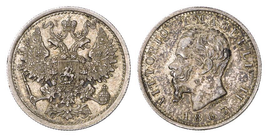 Russian Coins and Historical Medals. Alexander II, 1855-1881. Trial ...