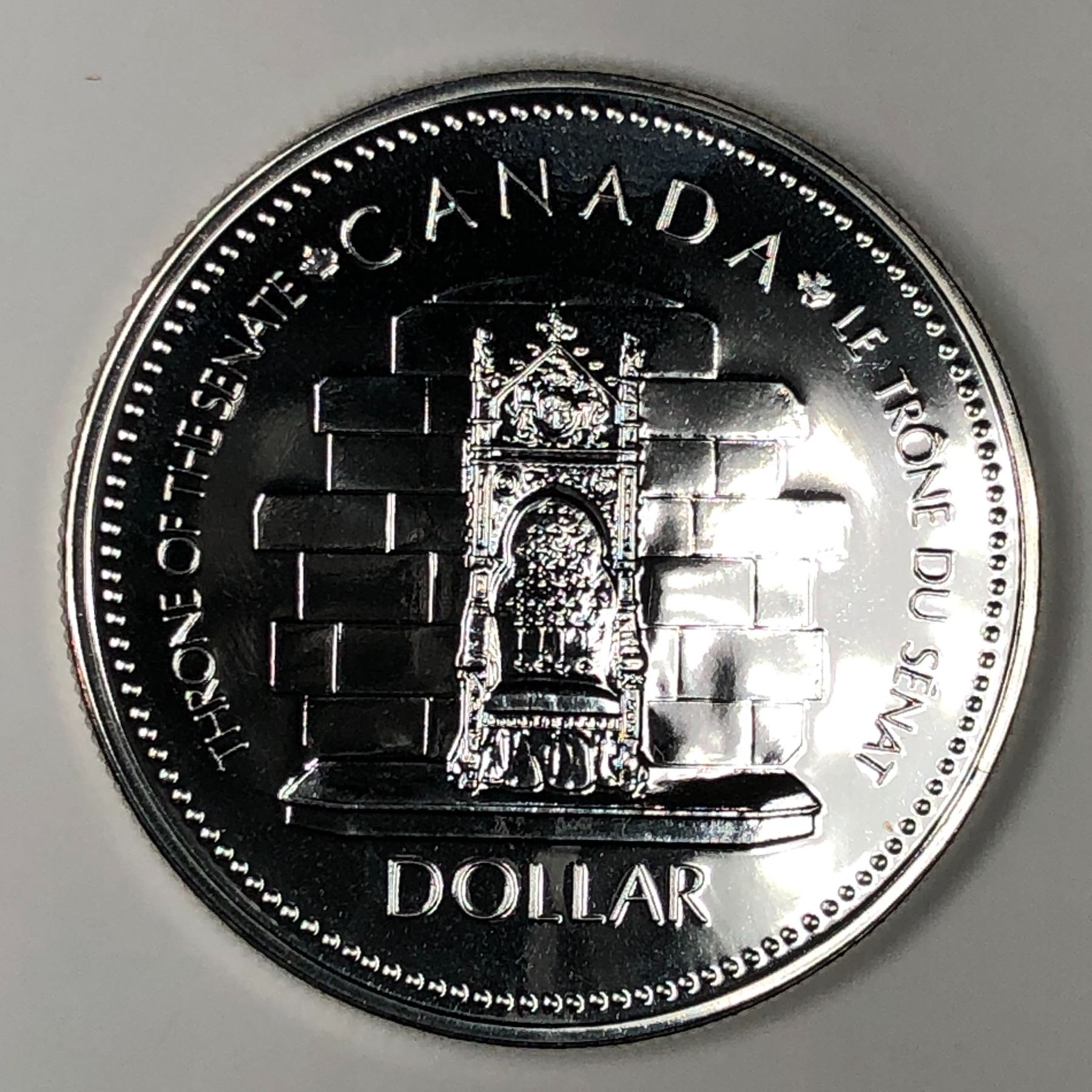 1981 Queen Elizabeth II Canadian Silver Dollar UNC